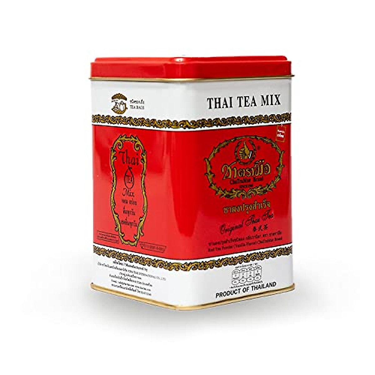 Number-One Brand Original Thai Tea Mix Red Label, 4g x 50 Tea Bags