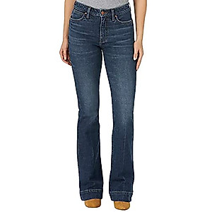 Wrangler Women's Retro High Rise Trouser Jean Sara 30W x 34L