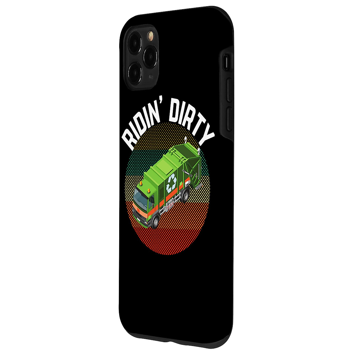 iPhone 11 Pro Max Riding Dirty Garbage Truck Recycling Trash Rubbish Recycle Case