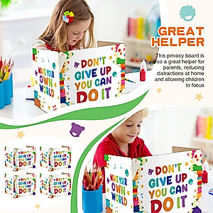 Chuangdi 30 Pcs Classroom Privacy Boards for Student Desks Bright Colored Desk Divider Privacy Folders Desk Dividers for Teacher Student Test Home School Study Reduces Distraction 16 x 12 x 13.5 Inch