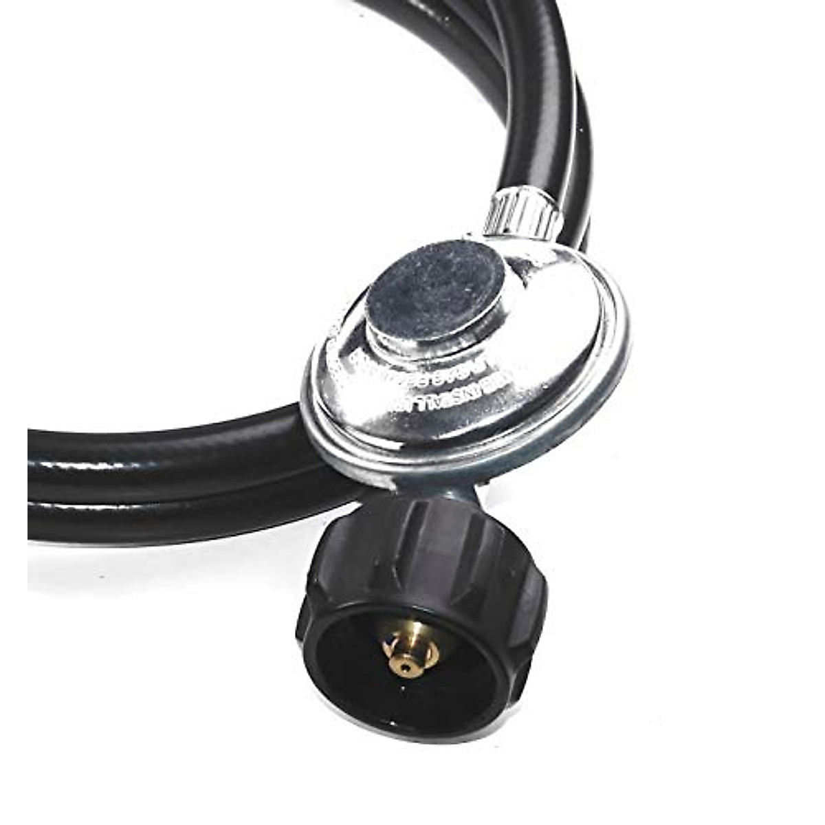 DOZYANT 12 Feet Propane Regulator and Hose for Blackstone 17inch and 22inch Table Top Griddle, Replacement Parts Connect to Large Propane Tank