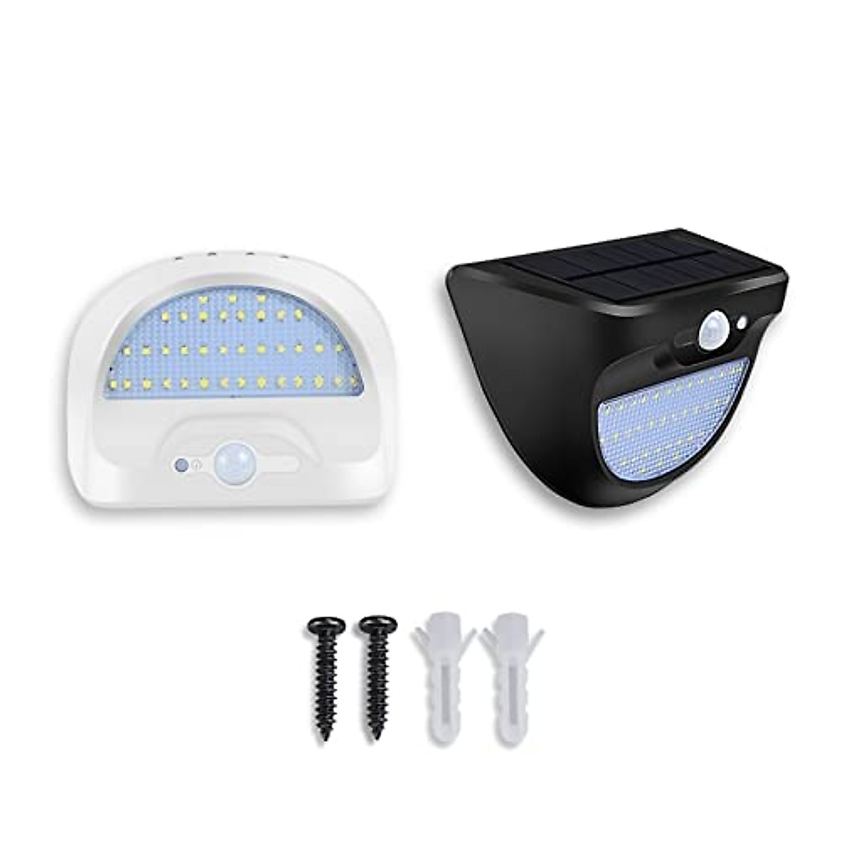 GSZZBHDP ZeZhen LED Strip Lights 1pack Outdoor LED Night Light Waterproof Solar PIR Motion Sensor Wall Lamp Auto Switch Solar Street Porch Path Fence Garden Lighting LED Light Bulb