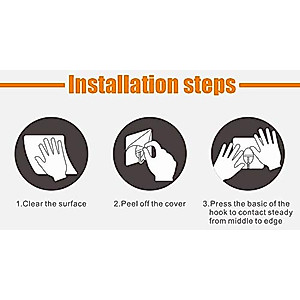 Cell Gel Mounts 6 Pack | Strong Hold Reusable Hook for Hanging | Transparent Reusable Self Adhesive Hook | Waterproof Heavy Duty (9 lb) | Hooks for Bathroom, Shower, Outdoor, Kitchen, and More