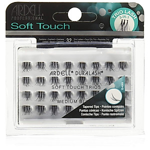 Ardell Soft Touch Trio Individuals Knotted, Medium Black