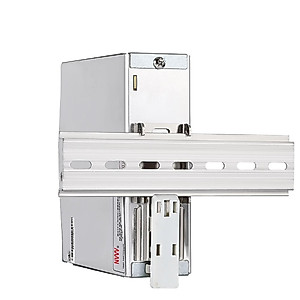 NVVV EDR-120-24 120W 24VDC 5Amp Industrial DIN Rail Power Supplies (24V 120W), Silver