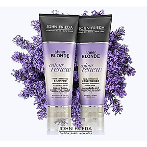 John Frieda Sheer Blonde Colour Renew Tone-Correcting, DUO set Shampoo + Conditioner, 8.45 Ounce, 1 each