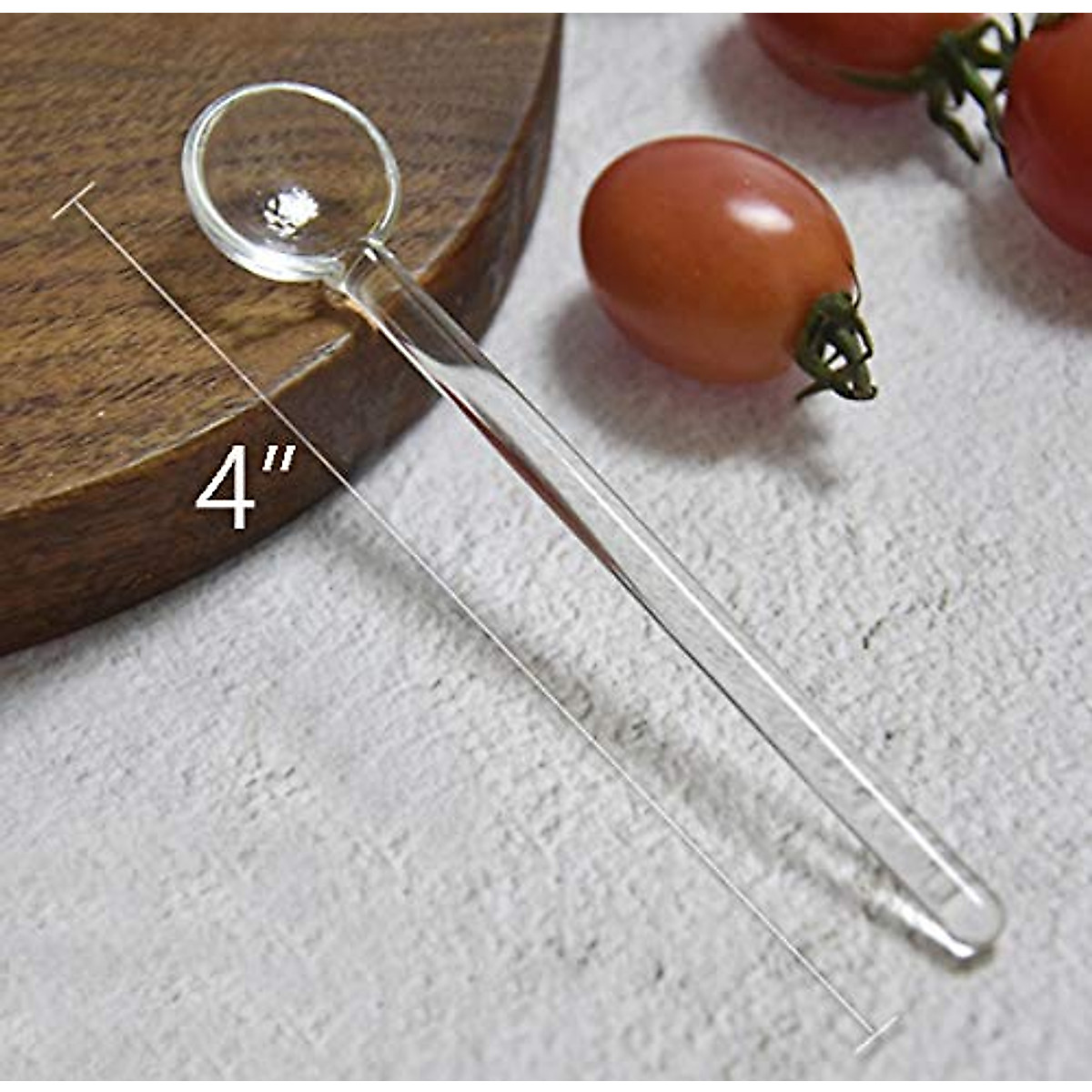 123Arts Clear Glass Sugar Bowl With Lid and Sugar Serving Spoon,8 ounces