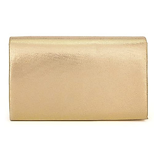SUCCUNA Women Clutch Purse Evening Bag Gold Crossbody Handbag for Wedding Party