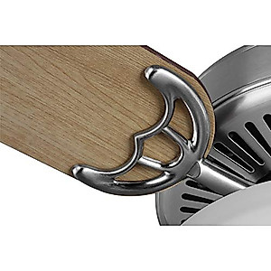 AirPro Collection 52" Five-Blade Ceiling Fan with White Etched Light Kit