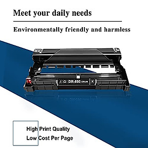 INDI 1 Pack DR-890 DR890 Black Drum Unit Replacement for Brother HL-L6250DW L6400DW L6400DWT MFC-L6750DW L6900DW Printer(Toner is not Included).