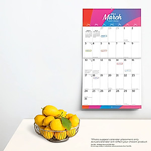 Big & Bright Large Print | 2024 14 x 24 Inch Monthly Deluxe Wall Calendar | Matte Paper and Sticker Sheet | StarGifts | Easy to See Large Font