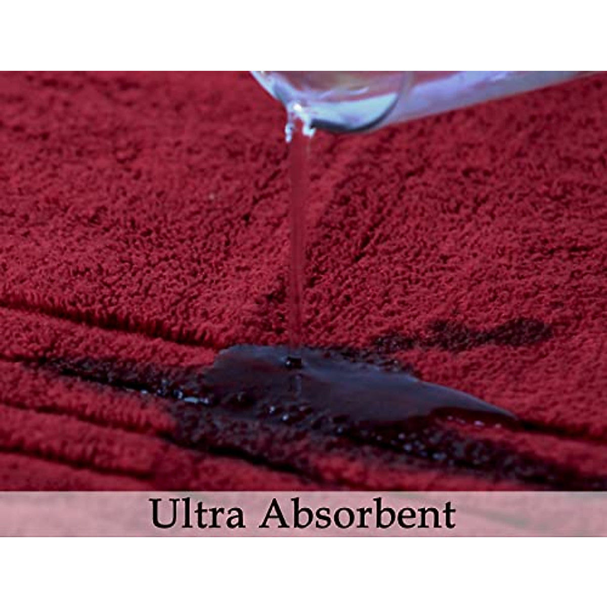 COTTON CRAFT Washcloths - 12 Pack Super Zero Twist Facecloths -13x13-100% Cotton Baby Wash Cloths - Ultra Soft Absorbent Everyday Luxury Bathroom Kitchen Spa Gym Pool Camp Dorm - Easy Care - Garnet