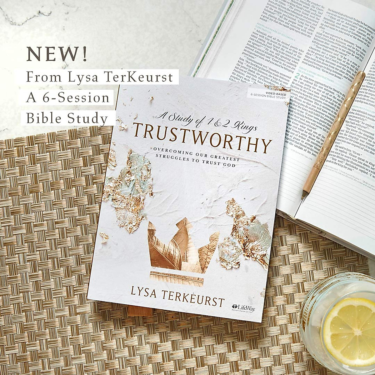 Trustworthy - Bible Study Book: Overcoming Our Greatest Struggles to Trust God