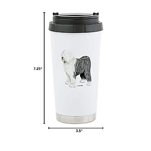 CafePress Old English Sheepdog Stainless Steel Travel Mug 20 oz. Insulated Stainless Steel Coffee Tumbler