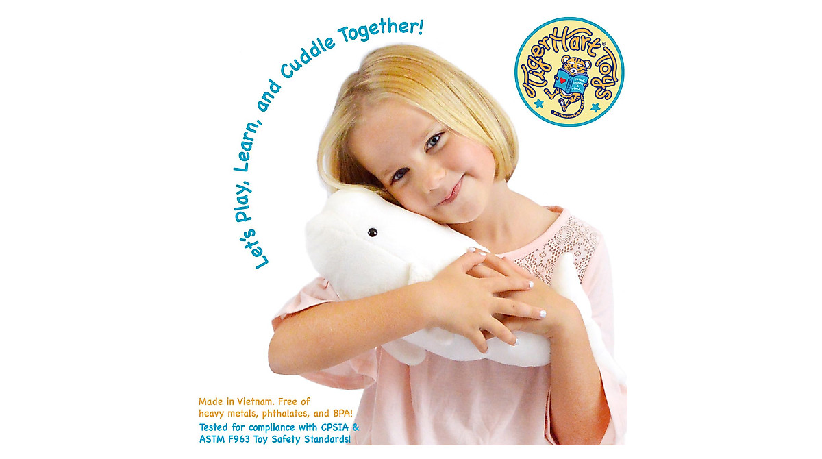 Billiam The Beluga Plush: Soft & Huggable 15-Inch Stuffed Animal