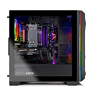 Skytech Gaming Chronos Mini Gaming PC Desktop – AMD Ryzen 5 3600 3.6 GHz, NVIDIA RTX 3050, 500GB NVME SSD, 16GB DDR4 RAM 3200, 600W Gold PSU, Wi-Fi, Windows 11 Home 64-bit