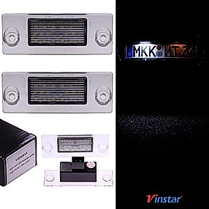 VINSTAR LED license plate light E-tested CAN-Bus 18 LEDs per module 6000 Kelvin for Audi (all suitable models in the product description!)