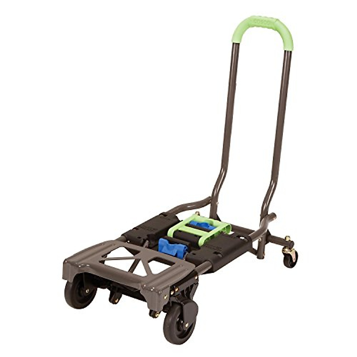 Cosco 12222PBG1E Shifter 300-Pound Capacity Multi-Position Heavy Duty Folding Dolly, Green hand-trucks