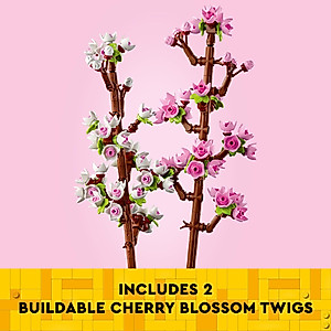 LEGO Cherry Blossom - Building Toy for Kids, Girls & Boys, Ages 8+ - Artificial Cherry Blossom Decor for Home & Display - Gift for Mother's Day - 40725