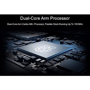 Built-in WiFi Raspberry Pi Pico W with Pre-Soldered Header, Support 2.4 GHZ Wi-Fi 4, Based on Official RP2040 Dual-core Processor,Dual-core Arm Cortex M0+ Processor