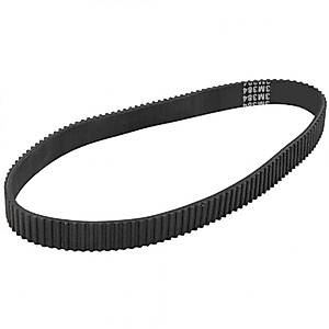 SALUTUYA Electric Scooter Driving Belt, Driving Belt, Lightweight Rubber Driving Belt for Small E Electric Scooter Motor Black