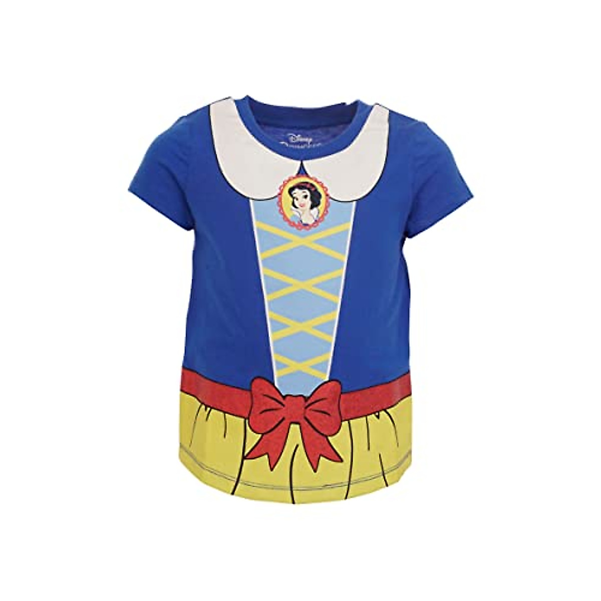 Disney Princess Infant Baby Girls 5 Pack Graphic T-Shirts Blue/Pink/Yellow 18 Months