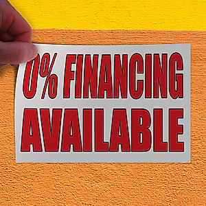 Decal Stickers Multiple Sizes 0% Financing Available Auto Body Shop Car B Industrial Vinyl Safety Sign Label Business 20x14Inches
