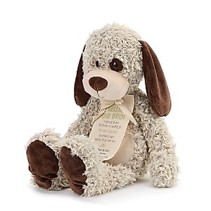 DEMDACO Big Brother Puppy Soft Brown 13 inch Plush Material Stuffed Animal Figure Toy