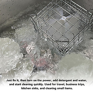 TOPINCN Portable Mini Sink Dishwasher Efficient Countertop Dishwasher Dish Washer Fruit Vegetable Washing Machine for Home Kitchen Dorm Apartment