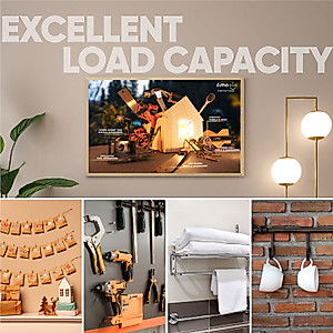 amoolo 106pcs Concrete Anchors and Screws Assortment Kit, for Drywall, Concrete Wall, Tile, Ceramic, Brick, Cinder Block, Etc. with a Magnetic Screwdriver Bit and Masking Tape.