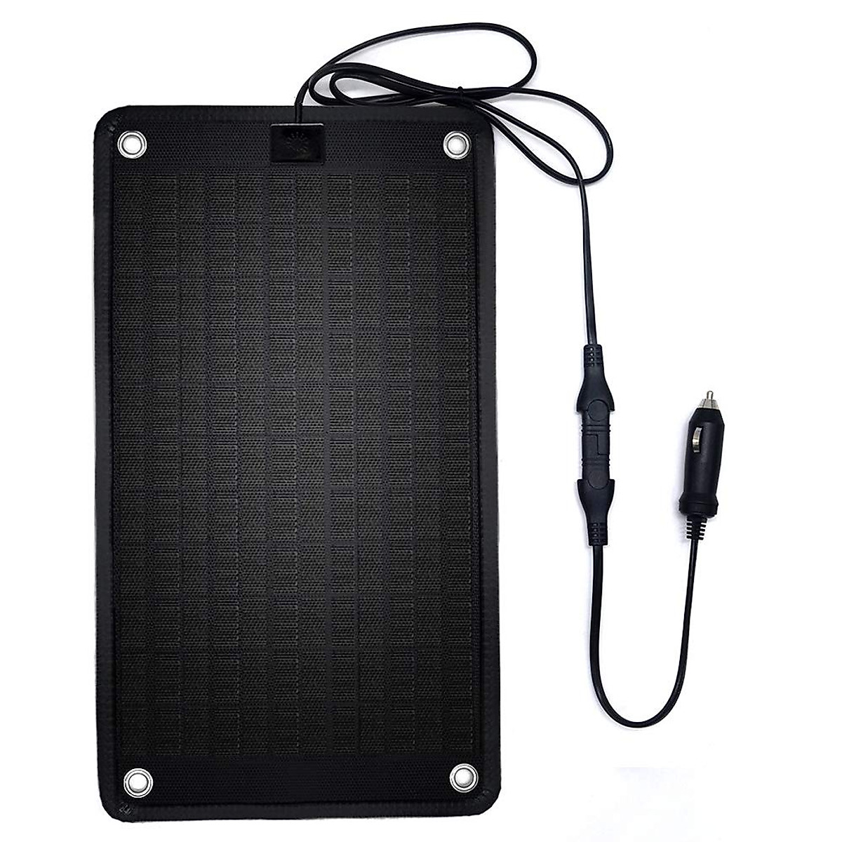 PowerEZ 24Volt 10 Watts Solar Battery Charger for Trolling Motor,Boat, RV & Marine, 0.28 Amp Trickle Solar Charger, Self Regulating-No Experience Plug & Play Design, Dimension:16.14 X 9.13x0.31inch