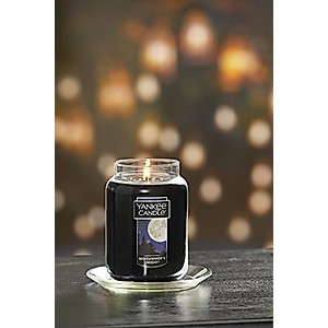 Yankee Candle Sparkling Cinnamon Scented & MidSummer's Night Scented, Classic 22oz Large Jar Single Wick Candle, Over 110 Hours of Burn Time