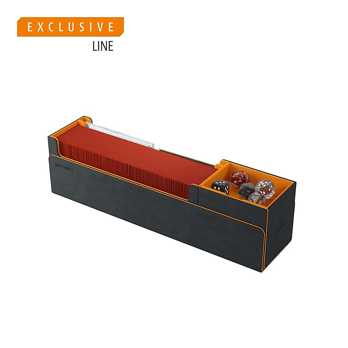 GameGenic Cards Lair 400+ Convertible Deck Box | Double-Sleeved Card Storage | Premium Card Game Protector | Nexofyber Surface | Holds up to 400 Cards | Blue Color | Made