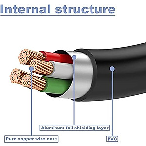 USB Microphone Cable Cord Wire for Blue Yeti USB Microphone, Blue Snowball iCE USB Mic, 6-Feet
