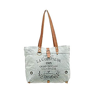 Myra Bags La Couspaude Upcycled Canvas Tote Bag M-0814