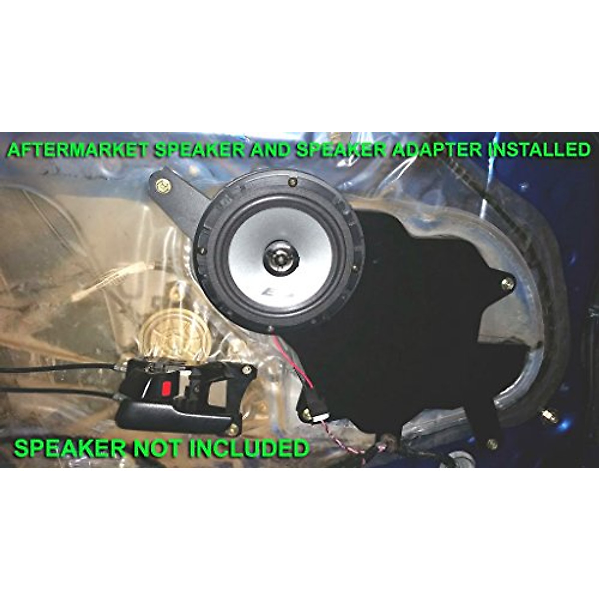 6 1/2" Front Door Speaker Adapter Spacer Rings 1994-1998 Toyota Supra - SAK117_55-1 Pair