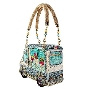 Mary Frances Here's the Scoop Top Handle Ice Cream Truck Handbag, Multi