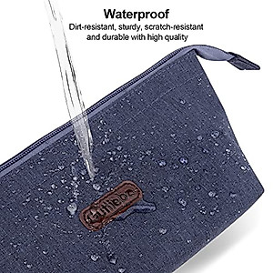 Gutliebe Pencil Case Multifunctional Pen Bag Pouch Pen Marker Case Pouch Bag Holder Small Cute Capacity for High Middle Primary School Student Teen Boy Portable (Black)