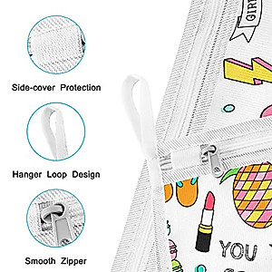 Cute Fun Doodles Laundry Mesh Bag Delicates Lingerie Laundry Wash Bag Heavy Duty with Zipper Bra Laundry Bags for Women Men Students Colleage