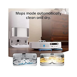 LCHONGMING Compatible for Dreame Bot L10S， Ultra Robot Vacuum Cleaner Replacement Accesso Ries,Mop Pad，Mop Cloths Accessories 20PCS，Vacuum Cleaner Accessories,Vacuum Cleaner Mop Mat.Mop Pad