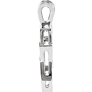 FB Jewels 925 Sterling Silver 17.00X15.25 mm Polished Star Of David Pendant