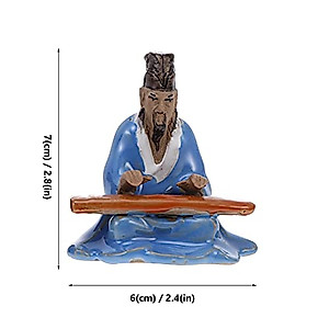 Cabilock 2pcs Miniature Gardening Landscape Micro Village Stone Houses Thumbnail House Thatched Huts DIY Bonsai Terrarium Crafts Ornaments for Fairy Garden Decoration