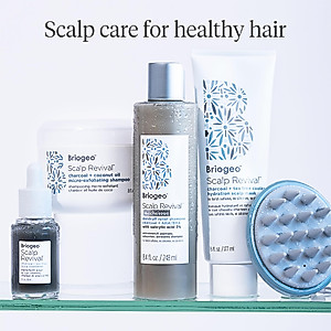 Briogeo Scalp Revival Micro-Exfoliating Shampoo and Charcoal + Tea Tree Scalp Treatment, Vegan, Phalate & Paraben-Free