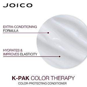 Joico K-PAK Color Therapy Color-Protecting Conditioner | For Color-Treated Hair | Boost Shine & Elasticity | Repair Breakage | Rebuild Damaged Hair | With Keratin & Argan Oil | 8.5 Fl Oz