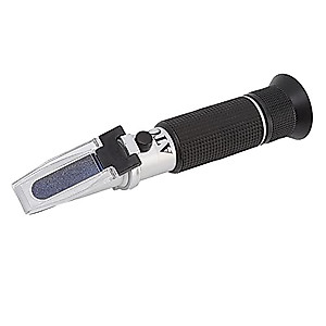Handheld Refractometer, Accurate Data Salinity Refractometer Fast Measurement Clear Reading Wide Application for Aquarium