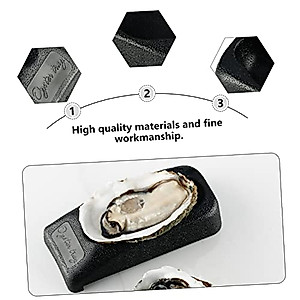 4pcs Oyster Seat Seafood Tools Seafood Tray Pallet Shellfish Shucking Clamp Clam Shucking Board Shellfish Shuckin Clamp PVC Kicthenware Oyster Trays PVC Oyster Holder Clams Suite/1697