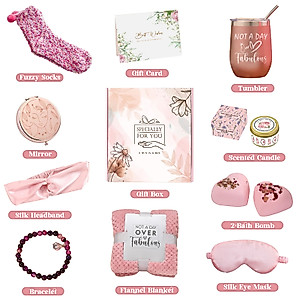 Women Gifts Get Well Soon Gift Basket-Mothers Day Gifts-Unique Birthday Gifts for Women-Self Care Package for Women-Relaxing Spa Gift Inspirational Thinking of You Gifts for Mom Wife Girlfriend Friend