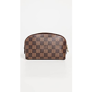 Louis Vuitton Women's Pre-Loved Cosmetic Pouch, Damier Ebe, Brown, One Size