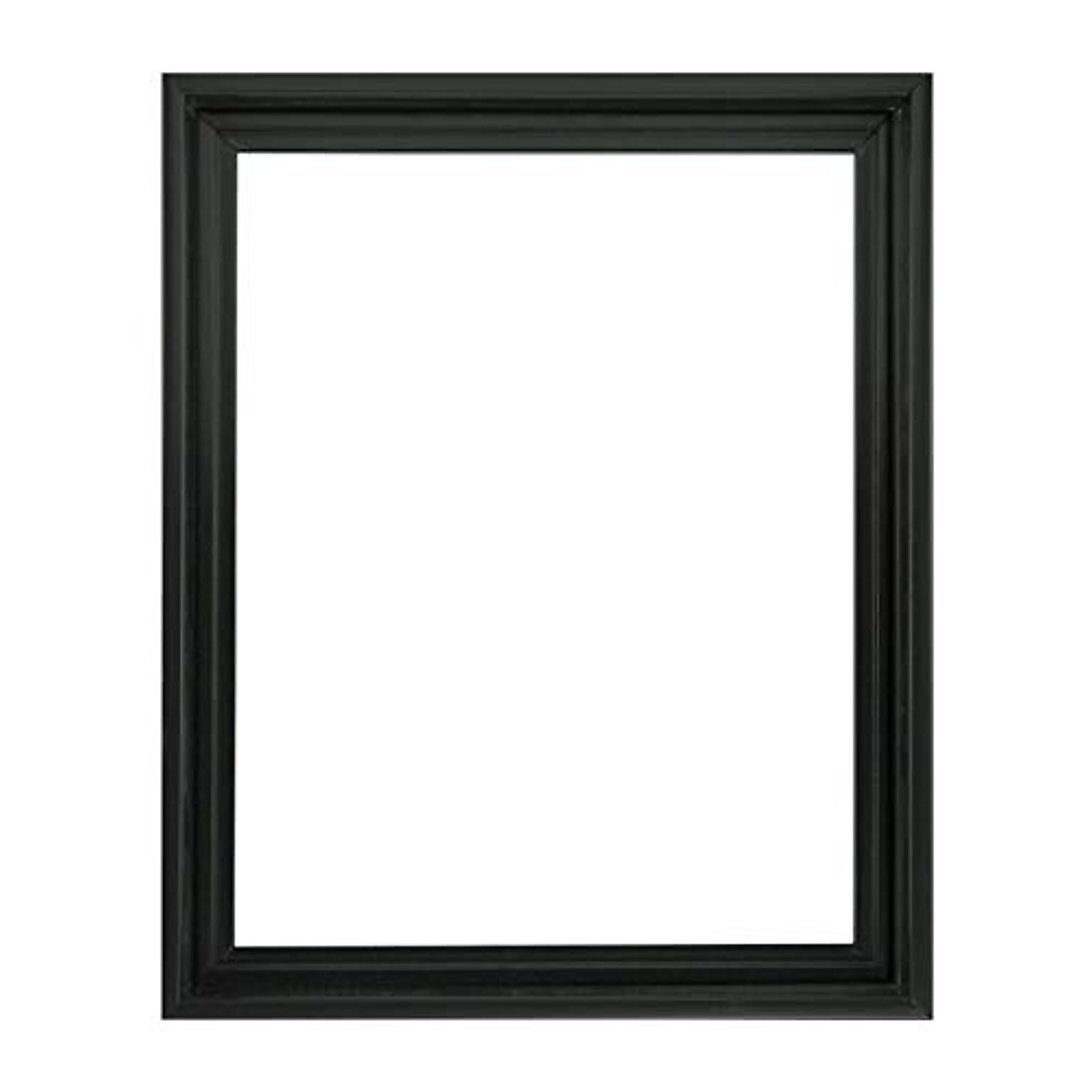 Creative Mark Illusions Floater Frame For 3/4" Deep Canvases - 16x20 Black- Set of 4, Ideal for Galleries & Home Decor - Wood Float Frame for Canvas Paintings- Complete Hanging Hardware