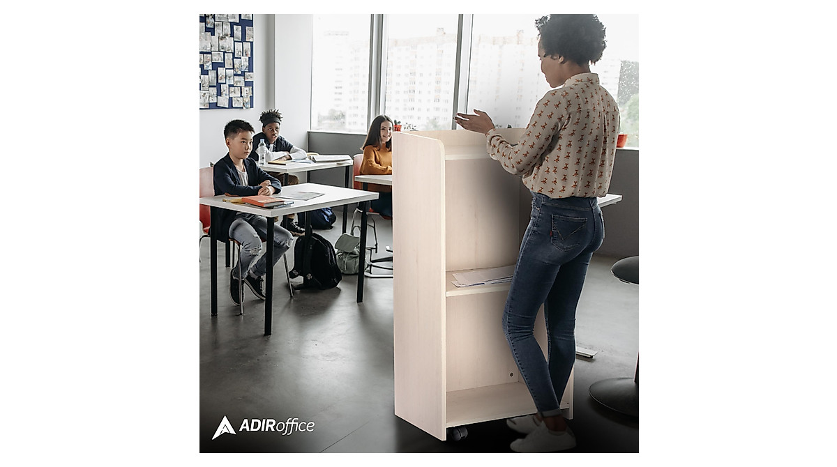 Portable Adir Hostess Stand with Wheels – Versatile & Durable Podium